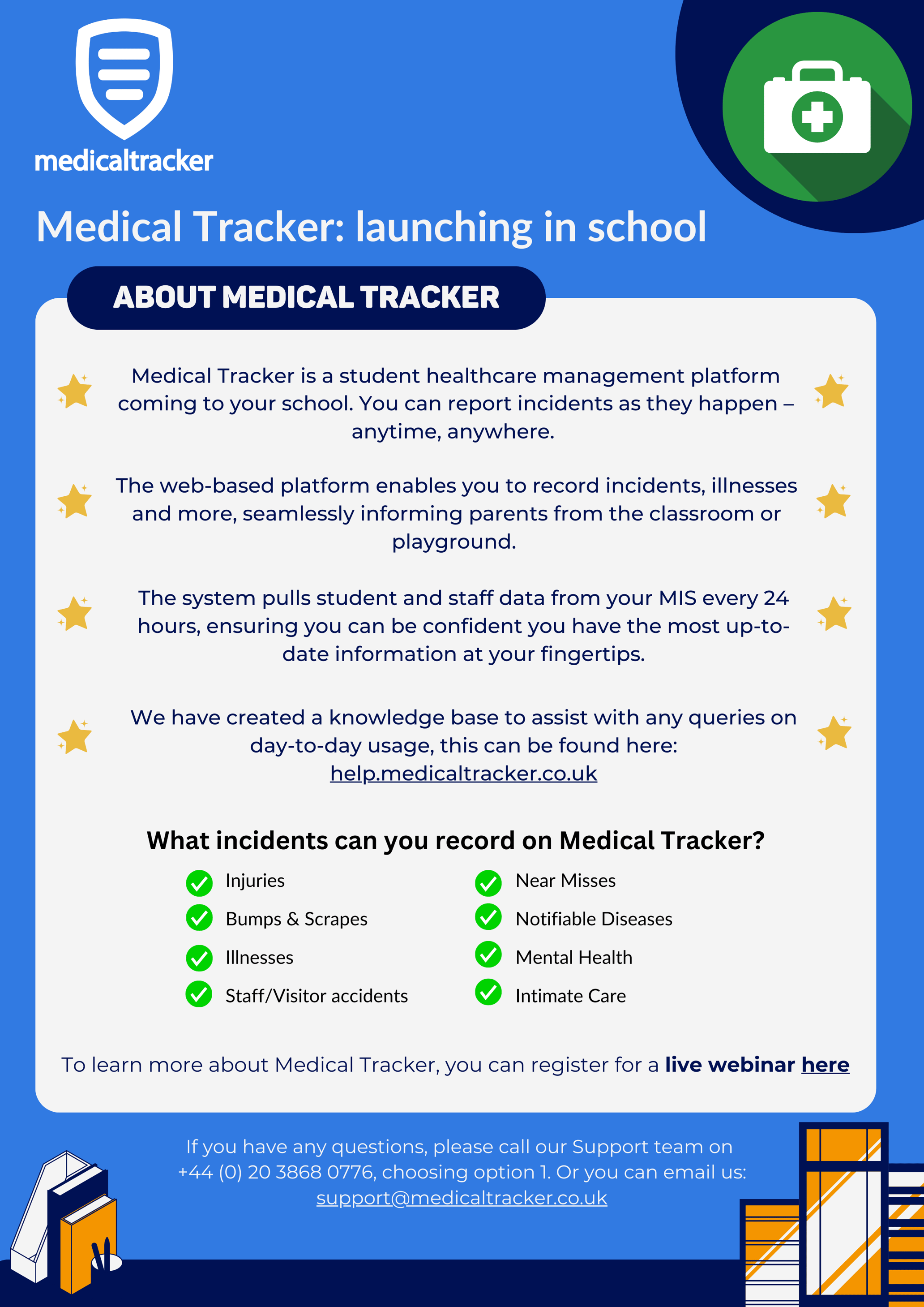 Launching Medical Tracker - poster