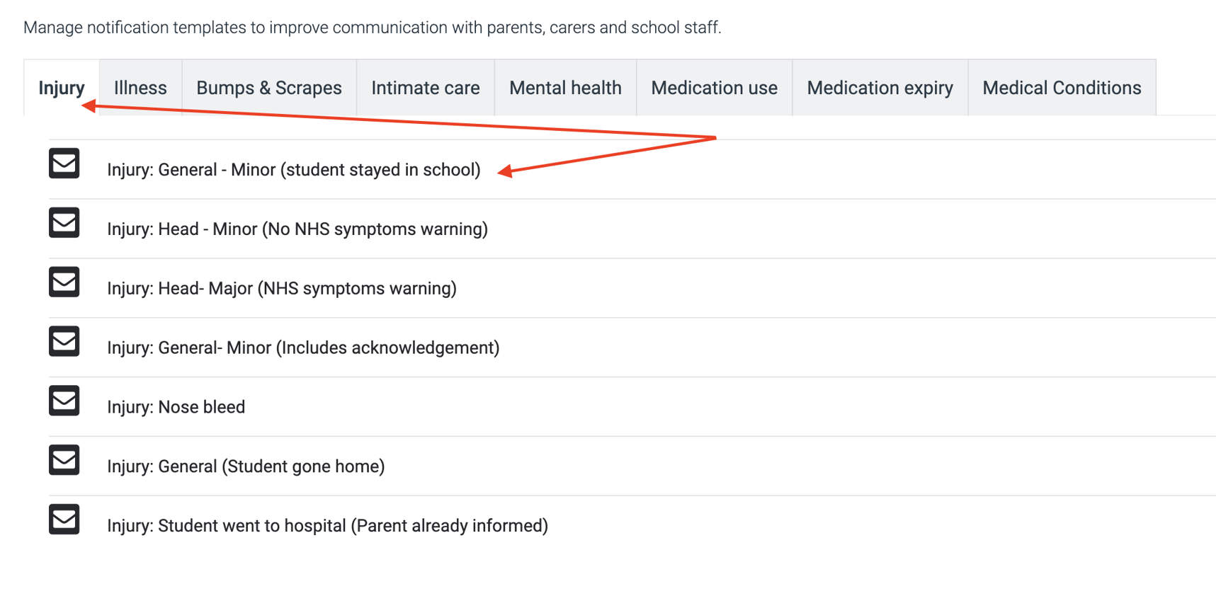 Step 3: Editing and creating letter and email templates
