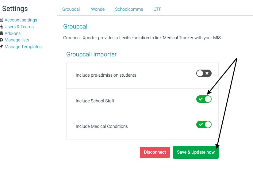 Creating multiple user logins from the staff list