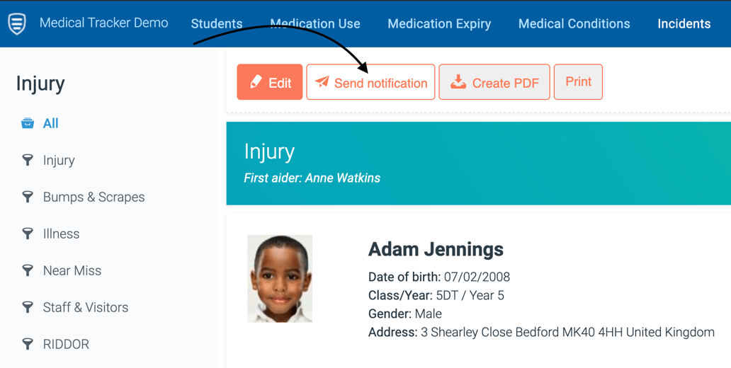 How to send internal emails to staff members