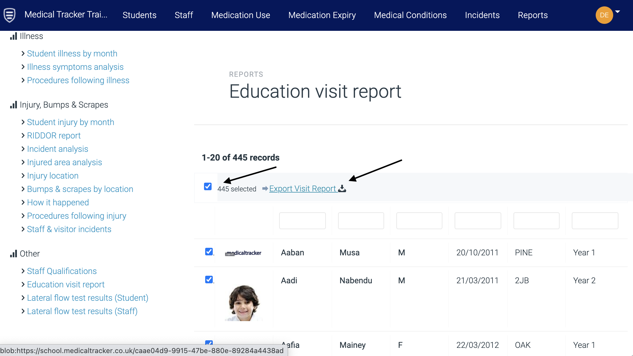 Parent contacts or emails not pulling through from Capita SIMS